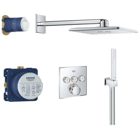 Grohe Grohtherm SmartControl Unterputz-Duschsystem, Fertigmontageset ...