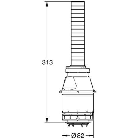 Grohe Servo-Ablaufventil 43486000 4005176157158
