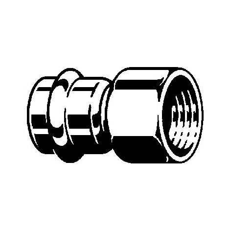 Viega Sanpress Inox G-Übergangsstück 0212 (Gas) in d54 x Rp2 Edelstahl