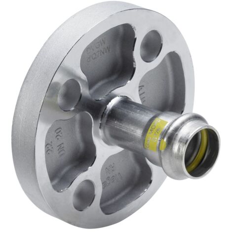 Viega Flanschübergang Sanpress Inox G 0259 in 42mm x DN40 Edelstahl