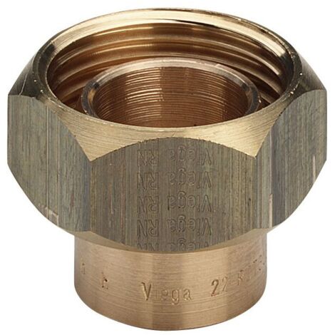 Viega Verschraubung 94384G konischdichtend in 12mm x G1/2 Rotguss