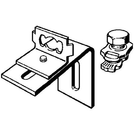 Viega Montagewinkel Prevista Dry Plus 8415 in 50x75mm Stahl verzinkt