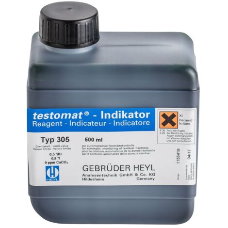 BWT Indikatorlösung 500ml, 0,5 Grad dH für Testomat F Bob