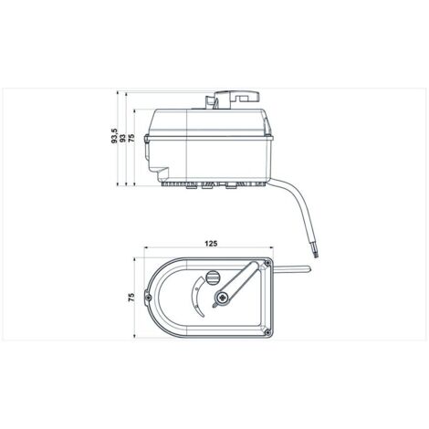 Resideo Drehantrieb MR6 24 VAC, 50 Hz, stetig