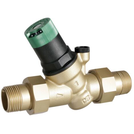 Resideo Druckminderer Projekt D05FS mit Einstellanzeige, Messing, A, R 1 1/2"