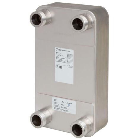 Danfoss gelöteter Wärmeübertrager MPHE XB 52M-1 60 PN 25 G 2" A x 50mm