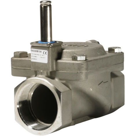 Danfoss Magnetventilgehäuse EV220B 50SS DN 50, G 2", Kvs 40,0, Rotguss
