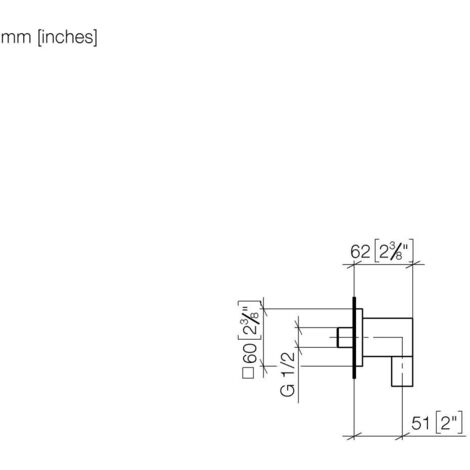 Dornbracht Wandanschlussbogen Serienspezifisch 28450980 chrom