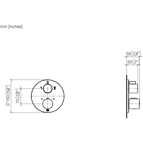 Dornbracht Unterputz-Thermostat Serienspezifisch 36426970 chrom