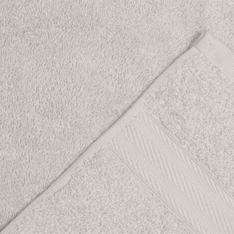 3Er-Set Perlmuttfarbene Baumwollfrottee-Handtücher Teddy