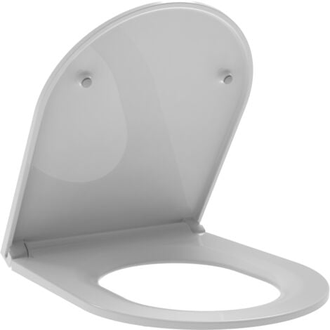 Wc-Sitz Mit Soft-Close-Funktion, D-Form, Weiss