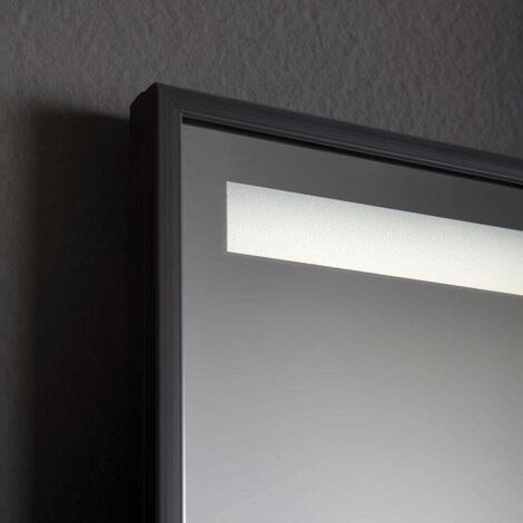 60X80 Led-Spiegel Mit Hintergrundbeleuchtung Und Pvc-Rahmen
