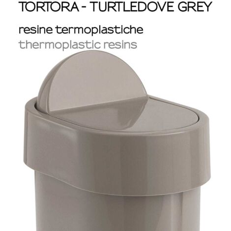 4,8-L-Abfalleimer Aus Propylux In Taubengrau Iris