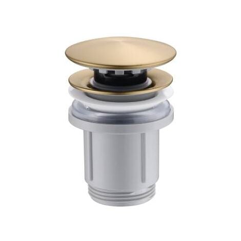 Valvula click-clack PVC oro cepillado