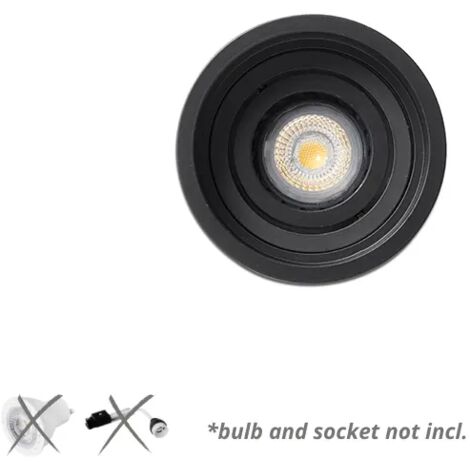 ACRE Spot orientable rond noir