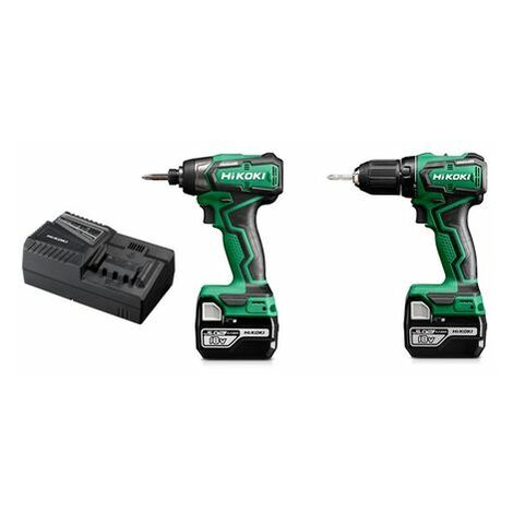 Set de herramientas de 18V Hikoki KC18DD WAZ