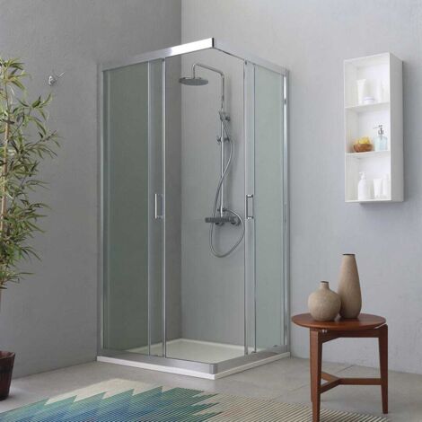 Cabina De Ducha Perfil Mosca Plana 70X100 Diseño Moderno