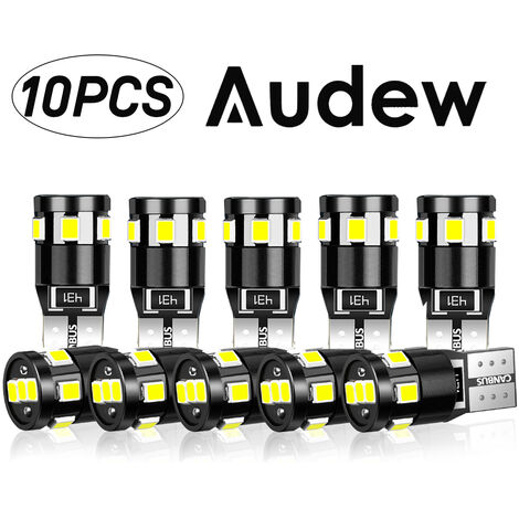 AUDEW 10 bombillas LED T10 2835smd 9led decodificación de la lámpara de ...