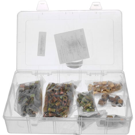 Male Female Brake Hose Connectors Set 2 3 Way 10mm 3/8'' 7/16'' Metric