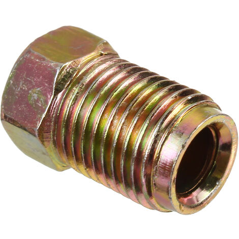 5x 3/16'' Copper Brake Line Pipe Fittings Metric Male End Union Nuts ...