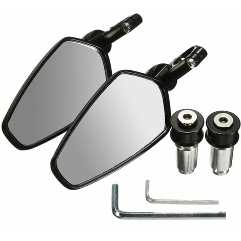 7/8 '' 22mm Motorcycle Billet Aluminum Sidebar End Mirrors