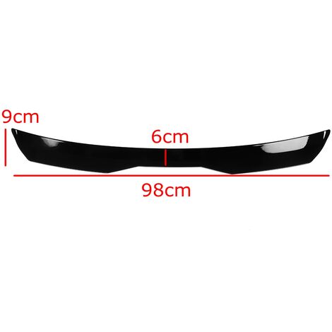 Window Roof Spoiler Cap Sun Shade Vent Lip Gloss Black For VW Golf MK6 ...
