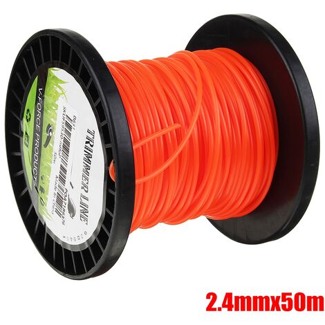 2.4mm Heavy Duty Nylon Round Brush Cutter Rope 50m