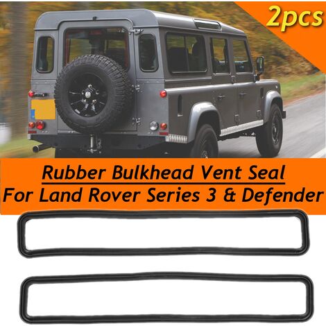 Pair Rubber Bulkhead Vent Seal Set For Land Rover Series 3 & Defender U