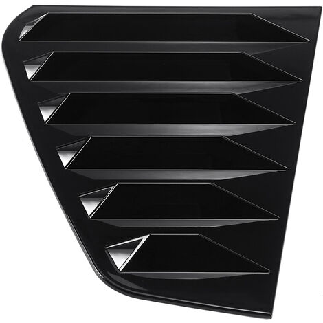 2PCS Gloss Black Side Window Louvers Sun Shade Cover For VW GOLF MK7 ...
