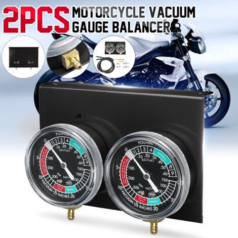 2pcs / set Motorcycle Carburetor Carburetor Fuel Vacuum Gauge Balancer ...