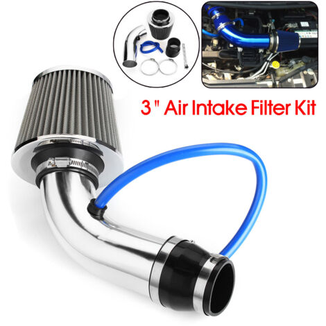 3'' Universal Car Cold Air Intake Induction Hose Pipe Kit System ...