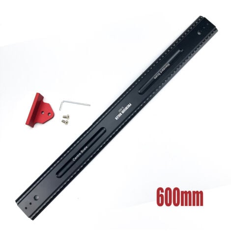 600mm Aluminum Alloy Square Multifunctional Measuring Ruler Marking ...