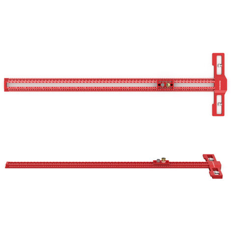 Multifunctional marking ruler S-24, 400 mm, snap-on cursor, 360 ...