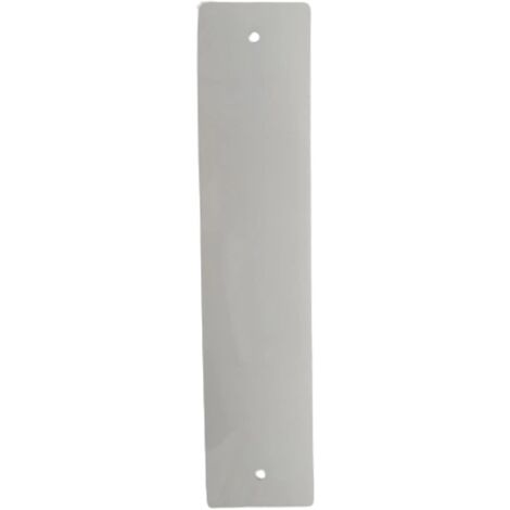 Placca cieca spessorata (2.5mm) Bianco\185 mm