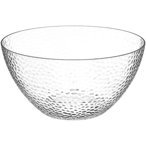 Saladier en plastique "Estiva" - Transparent - D 25,5 cm - Livraison ...