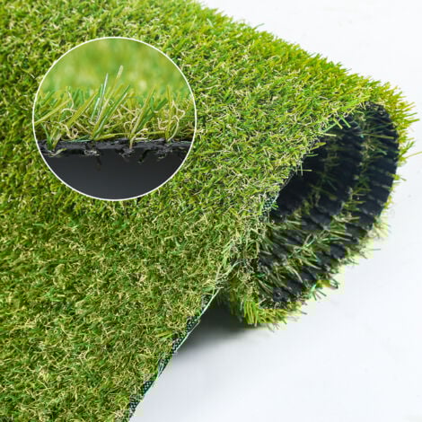 (Deactive)Hengda Gazon synthétique artificiel 2x1 M 20 mm d'épaisseur pour jardin et balcon ...