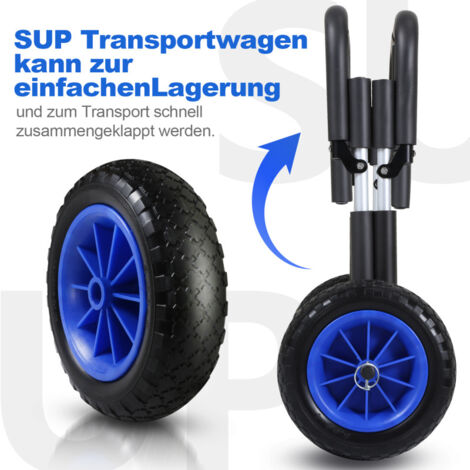 SUP Chariot de transport double chariot de en aluminium. chariot de ...