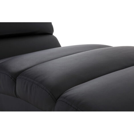 Liegestuhl/Design-Stuhl TAYLOR Schwarz