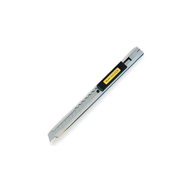 Olfa cutter silver / lame cassable de 9 mm / système d'avance ...