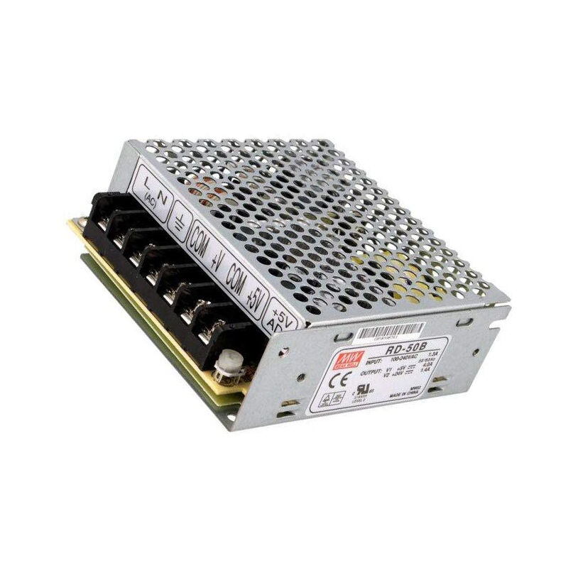 Alimentation 2 sorties +5vdc +24vdc 53,6w Mw Rd-50b
