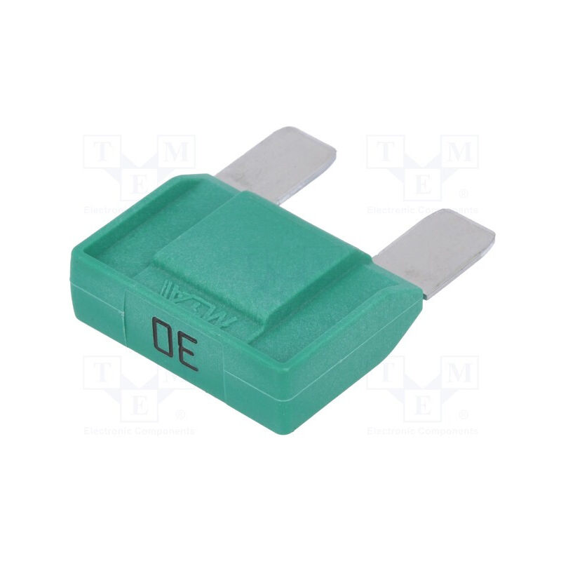 Maxi Car Flat Fuse 30amp 32v 29mm Colour Green Amfma-30a
