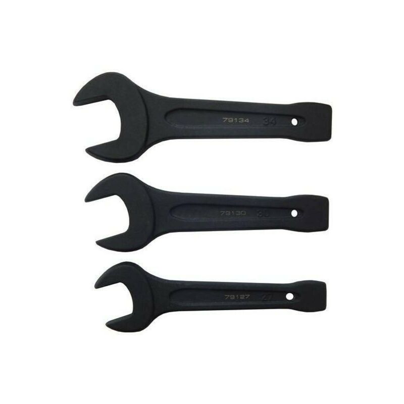 Clé à chocs de Open End JCB 80 mm, acier Cr-V, idéale pour les travaux ...