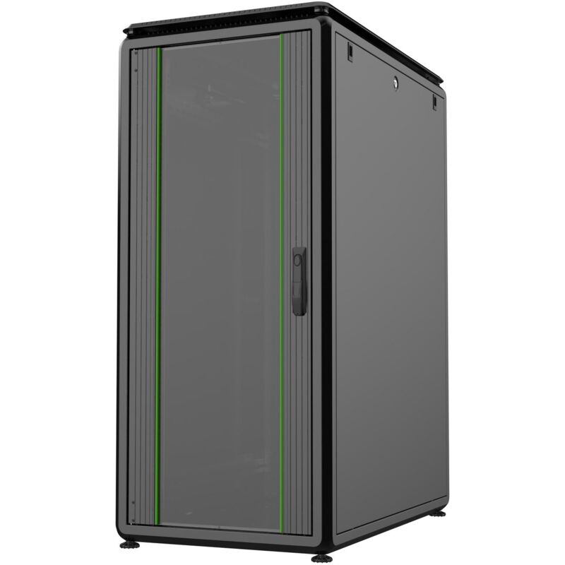 LOGON RDL26U61BL Armoire rack 26U Rack ou baie libre Noir