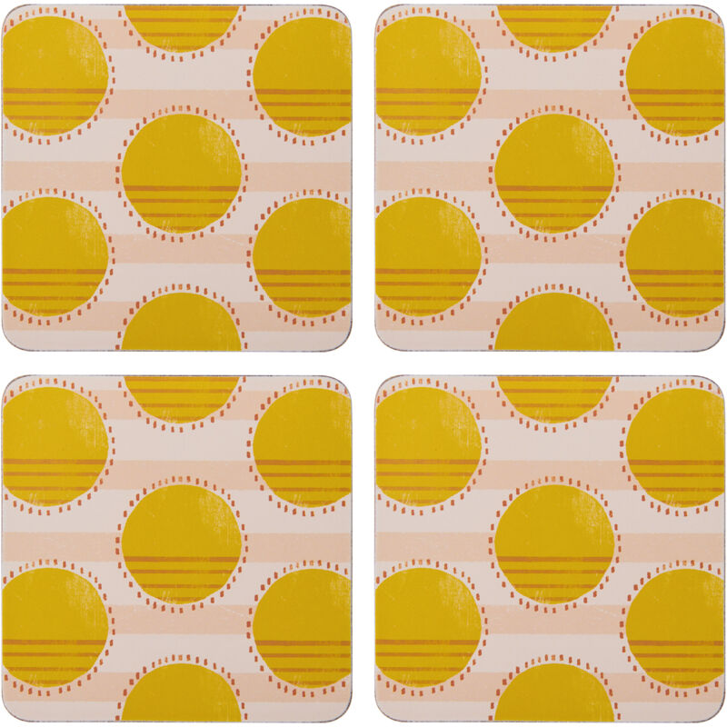 Creative tops spot print pack of 4 premium coasters