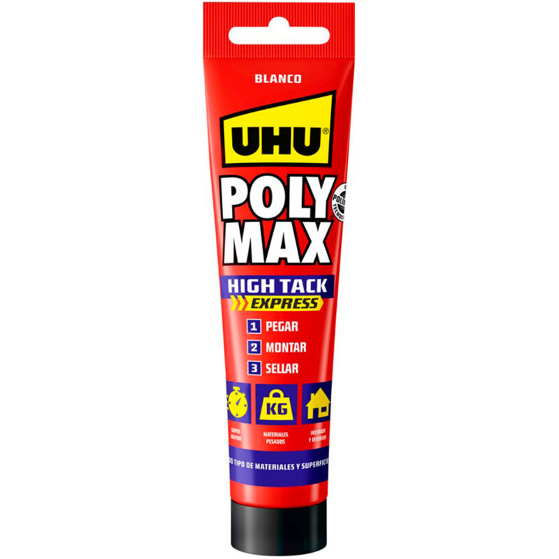 Uhu poly max high tack® express white 165g ref. 6312920