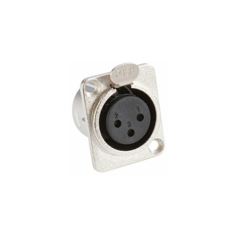 Xlr femelle 3pin D-Type socket Adam 7837