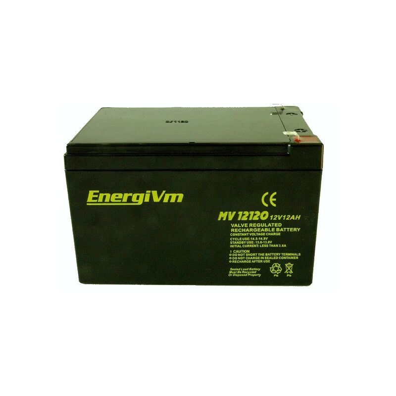12V 12Ah AGM 151x98x94mm Batterie ENERGI LEAD 12V 12Ah