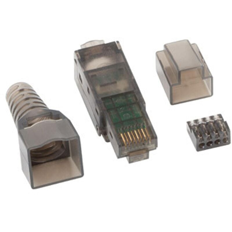 Lanberg Rj45 Rj45 Cat 6a Utp Plug 8p8c Tool Less Connector