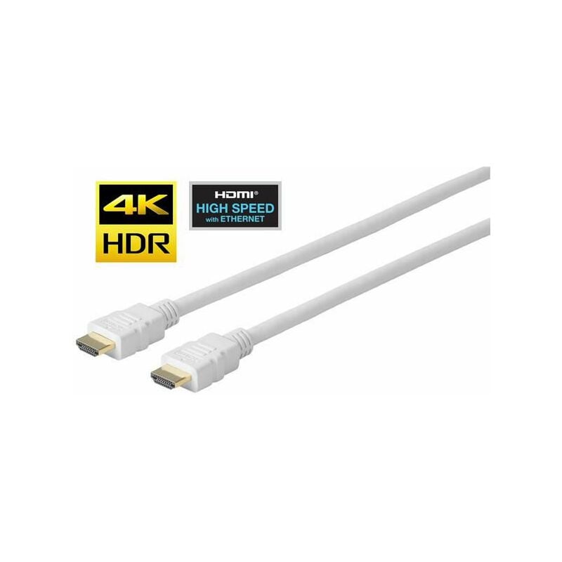 Pro hdmi cable white 7.5m