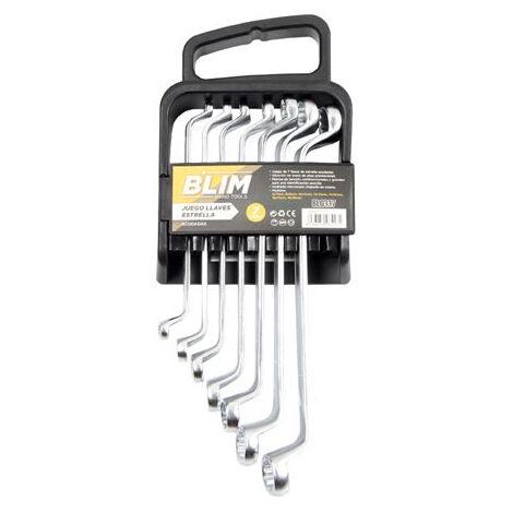 Blim set of 7 angled star keys - alloy of steel of high performance ...